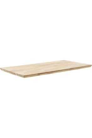 CARRYHOME Tischplatte, Wildeiche, Holz, Wildeiche, massiv, rechteckig, 75x4x120 cm, Esszimmer, Tische, Esstische, Tischsysteme, Tischplatte