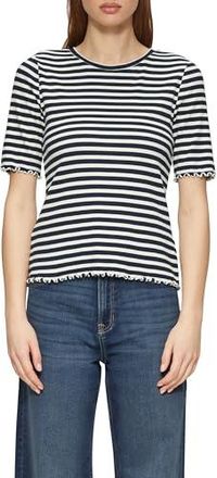 s.Oliver T-Shirt pour Femme, Bleu Marine, 44