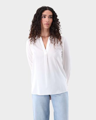 van Laack Tunika aus Seide mit Stretch