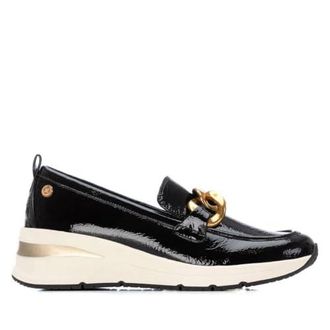 Xti Mocassins Femme Noir - Chaussures Confortables et polyvalentes - Mode d&eacute;contract&eacute;e - Mod&egrave;le 14422401 (Taille37)