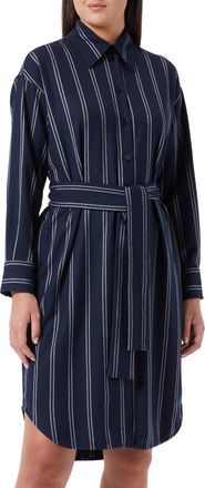 Seidensticker Damen Kleid - Fashion - Regular Fit - tailliert - Langarm,Blau,36