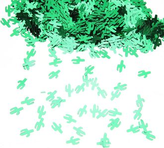 Angoily 5 Beutel Kaktus Papier Konfetti Buntes Party Tischkonfetti aus Papier Karneval Dekoration f&uuml;r Geburtstag Scrapbooking und Selbstgemacht Bastelprojekte