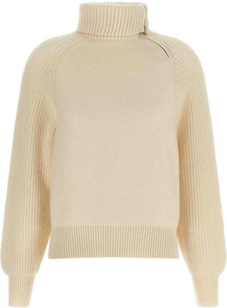 Agnona Rollkragenpullover - Wei&szlig;
