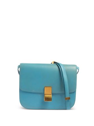 Celine sac porté épaule Classic Box - Bleu