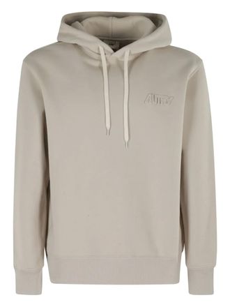 Autry Hoodie mit Logo-Stickerei - Nude
