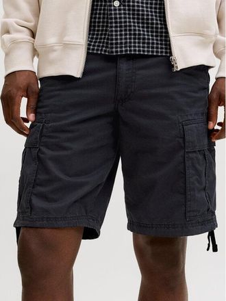 Jack & Jones Jack & Jones Stoffshorts Cole Frank 12291369 Schwarz Regular Fit