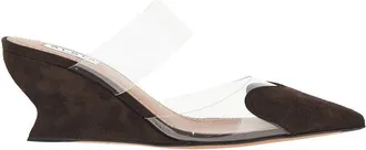 Alaia Suede leather Le Coeur wedge mules Woman 37