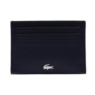 Lacoste Portemonnaies - Lacoste LACOSTE Herren Kreditkartenh&uuml;lle, echtes L - Gr. unisize - in Blau - f&uuml;r Damen