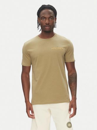 Quiksilver T-Shirt Ev Disconnect Effects EQYZT08049 Khakifarben Regular Fit