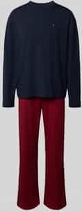 Tommy Hilfiger Regular Fit Pyjama aus Baumwoll-Mix
