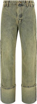 Entire studios Entire Studios, Femme, Jeans, Jaune, Taille: 34 FR Cuff Surface Wave Jeans