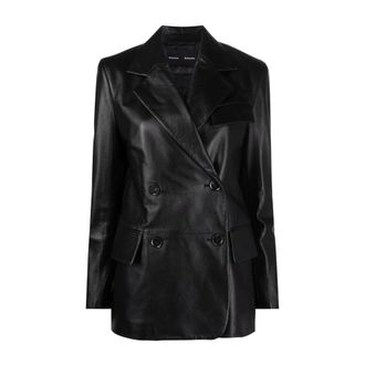 Proenza Schouler Damen, Jacken, Schwarzk, SGröße