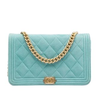 Chanel Pre-owned Wallet on Chain - - Pre-owned - Damen - Blau - ONE SIZE