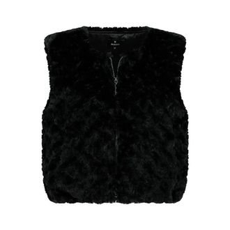 Monari Kunstpelzweste - - Jackets - Damen - Schwarzk - XL