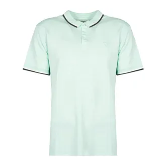 Guess SS Sports Pique Trngl Polo - Homme - Tops - Bleu - Taille: S