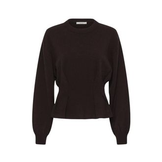 Gestuz Gzmanzi Waist Pullover - Femme - Pulls - Brun - Taille: 38 FR