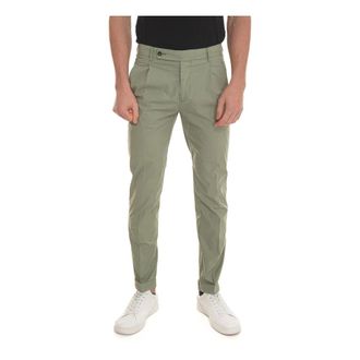 Berwich Stone Washed Retro-GD Chino Hose - - Trousers - Herren - Gr&uuml;n - 3XL