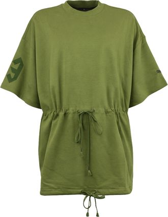 Puma x Rihanna Fenty Kordelzug Grafik Damen T-Shirt in Gr&uuml;n