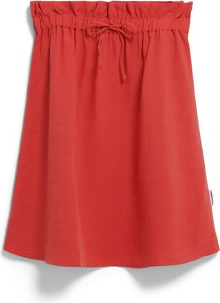 Armedangels Damen Webrock aus Leinen-Mix FILIZAA LINO Regular Fit Coral Blush