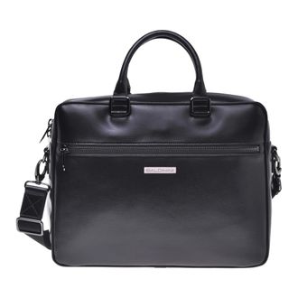 Baldinini Professional bag in black leather - - Bags - Herren - Schwarzk - ONE SIZE