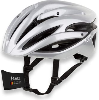 KED Cycling Rayzon Sport Fahrradhelm - Bel&uuml;fteter Rennradhelm Mit LED R&uuml;cklicht Und Aerodynamischem Design | Farbe: K-Star Pure| Gr&ouml;&szlig;e: 55-59 (M)
