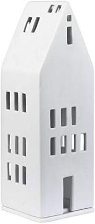 Räder Lichthaus - Lichthaus großes Fenster 22,2 cm, aus Porzellan, Weiß