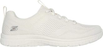 Skechers Sneaker f&uuml;r Damen, Netzmaterial, Memory-Schaum (Naturwei&szlig;)