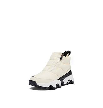 Sorel Fermeture &eacute;clair Kinetic Impact Puffy WP pour femme, Craie, Noir, 39 EU