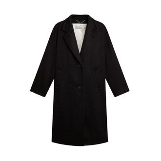 Golden Goose Single-Breasted Cocoon Coat - - Coats - Damen - Schwarzk - S