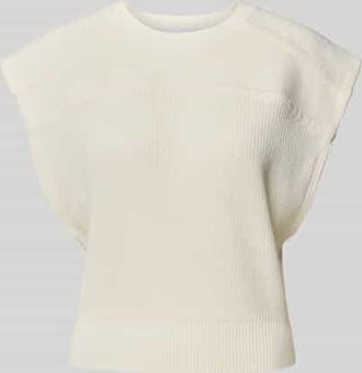 Iro T-Shirt mit gerippten Abschl&uuml;ssen