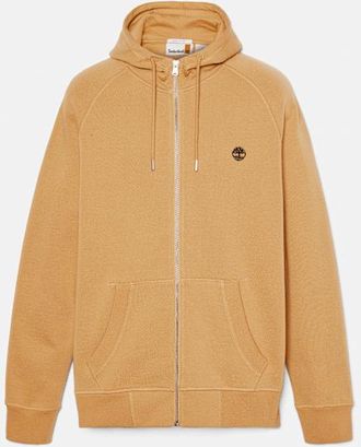 Timberland Exeter River Kapuzenjacke mit geb&uuml;rsteter R&uuml;ckseite f&uuml;r Herren in Gelb, Herren, Gelb, Gr&ouml;&szlig;e