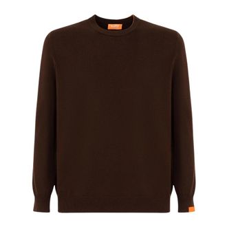 Suns Rundhals-Strickware - - Knitwear - Herren - Braun - 2XL