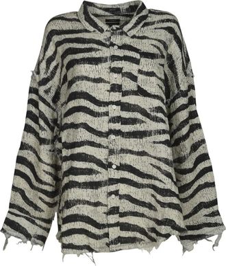 R13 Femme, Blouses et Chemises, Multicolore, Taille: 40 FR R13 Chemises Black