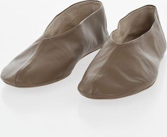 The Row Ballerinas STELLA aus Leder, einfarbig The Row