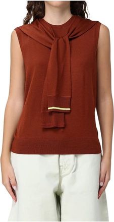 Paul Smith Pullover aus Merinostretch - - Knitwear - Damen - Braun - XL