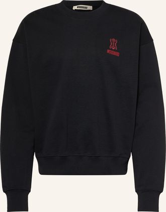 Woodbird Woodbird Sweatshirt Wbduke Tiger Crew schwarz