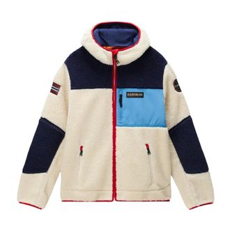 Napapijri SweaT-shirt &agrave; capuche Yupik FZH 6 - Homme - Sweatshirts et sweats &agrave; capuche - Blanc - Taille: 2XL
