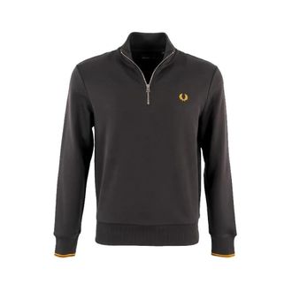 Fred Perry Half-Zip Sweatshirt - - Sweatshirts & Hoodies - Herren - Grau - XL