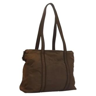 Prada Pre-owned Nylon sacs-prada - Femme - Pre-owned - Brun - Taille: ONE Size
