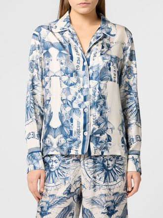 Philipp Plein Chemise Femme couleur Turquoise