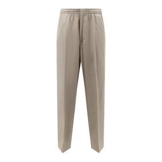 Bottega Veneta Leichte Wollhose mit Kordelzug - - Trousers - Herren - Beige - L