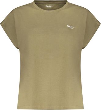 Pepe Jeans London Femme, Tops, Vert, Taille: 44 FR Bloom T-Shirt