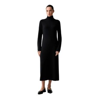 Marc O'Polo Strick-Maxikleid - - Dresses - Damen - Schwarzk - M