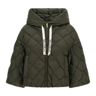Max Mara Sisoft Daunenjacke - - Jackets - Damen - Gr&uuml;n - S
