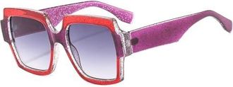 Generic Lunettes De Soleil Carrées For Hommes Et Femmes, Idéales For Le Sport Les Vacances(Purple)