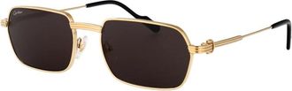 Cartier Ct0463S Sonnenbrille - - Accessories - unisex - Gelb - 56 MM