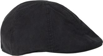 Camel Active Herren Baumwoll-Flat mit Flexibler Passform Schwarz, Menswear-M