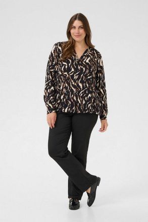 Kaffe Curve Langarmbluse Langarm-Bluse KCdiana Gro&szlig;e Gr&ouml;&szlig;en