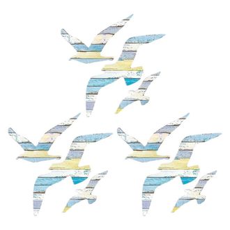 BESPORTBLE 3 St&uuml;ck Holz M&ouml;wen Wanddekoration K&uuml;stendekor Mediterraner Stil f&uuml;r Wohnzimmer Schlafzimmer Badezimmer