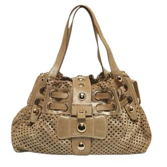 Jimmy Choo London Sac bandouli&egrave;re en daim Pre-owned - Femme - Pre-owned - Jaune - Taille: ONE Size